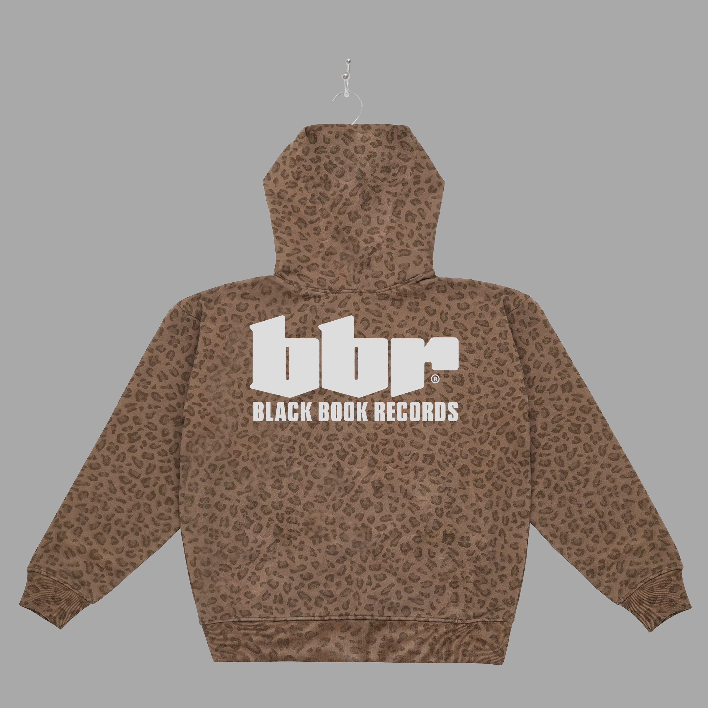BBR - WHITE - HOODIE - "PREMIUM-BOX FIT" – Black Book Records